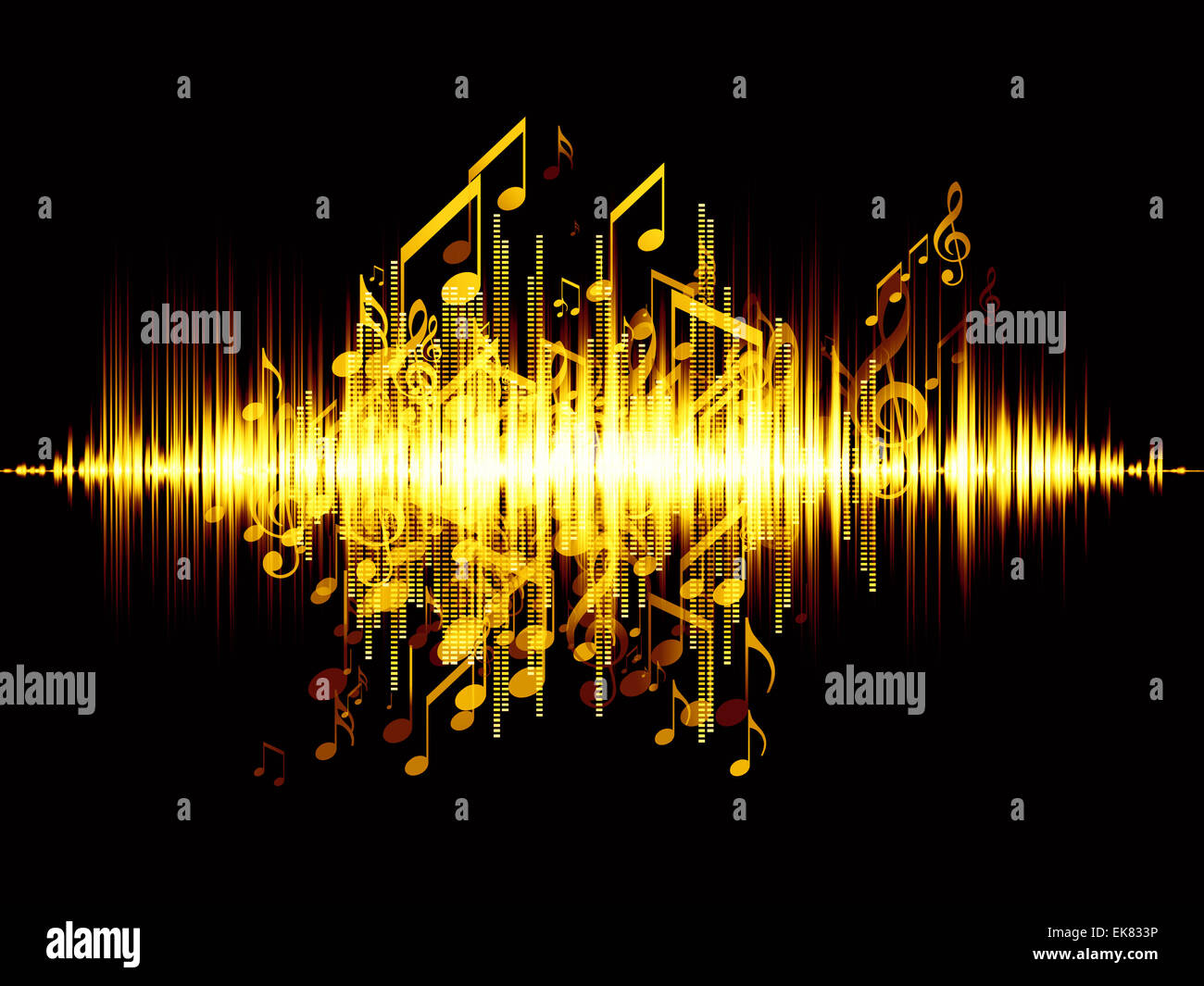 Notes wave hi-res stock photography and images - Alamy