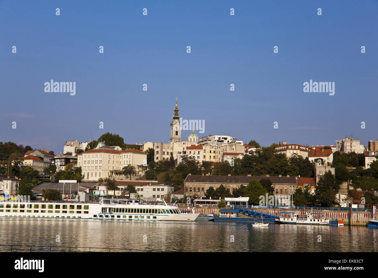 Belgrade, Capital of Serbia, view from the river Sava Stock Photo - Alamy