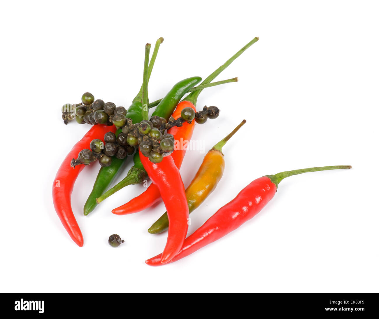 Mini Chili Peppers Stock Photo - Alamy