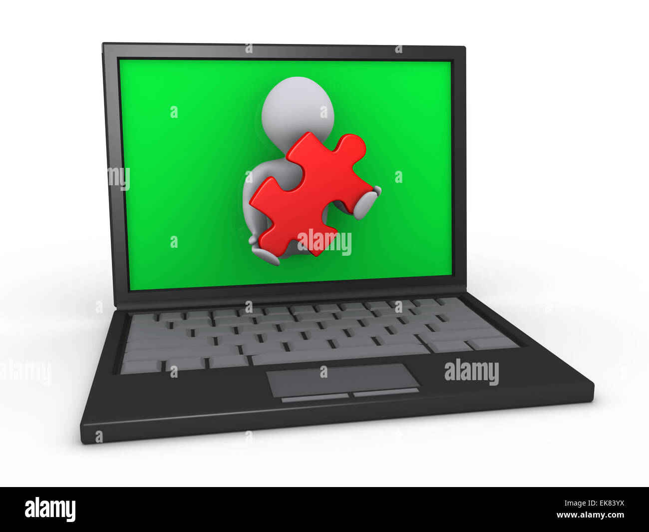 Missing puzzle piece job Cut Out Stock Images & Pictures - Alamy