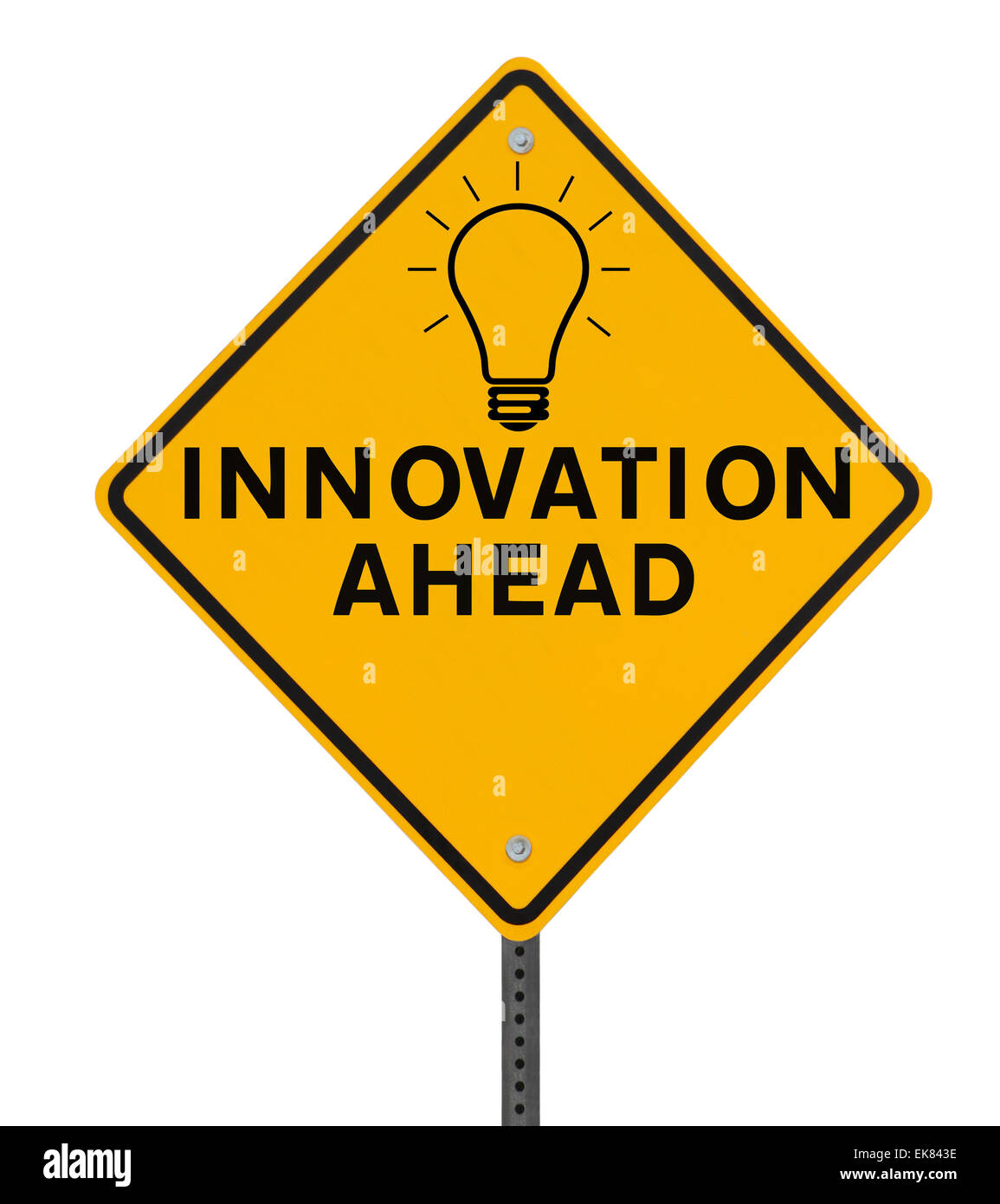 Innovation Road Sign Stock Photo - Alamy