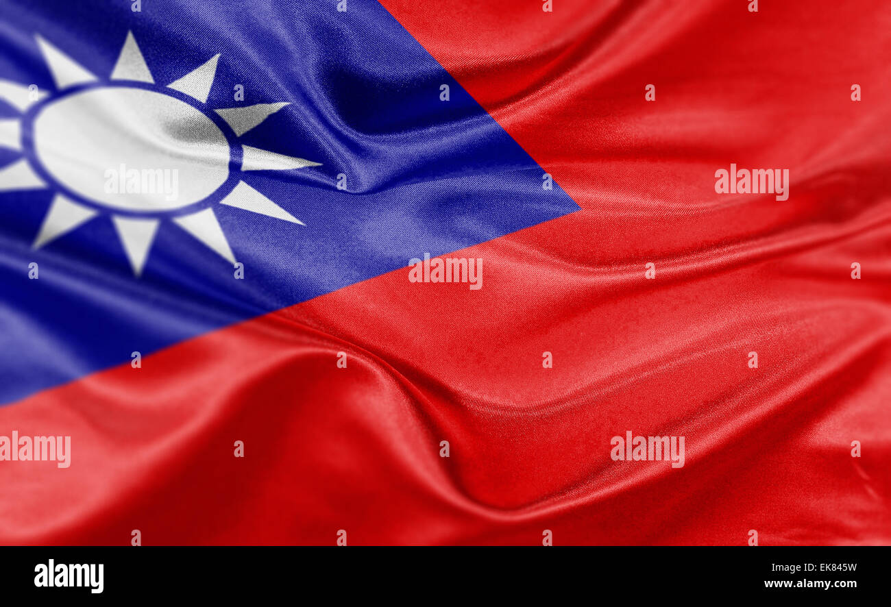 Taipei flag hi-res stock photography and images - Alamy
