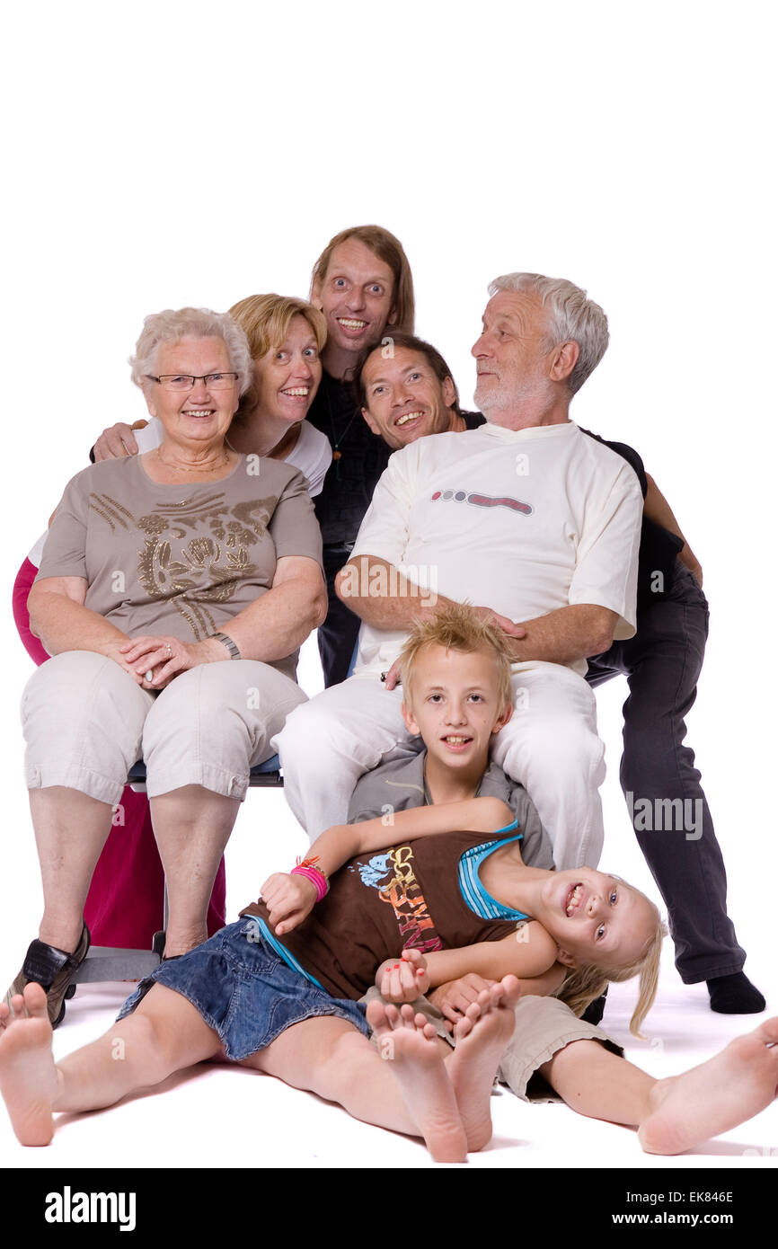 Crazy Family Portrait
