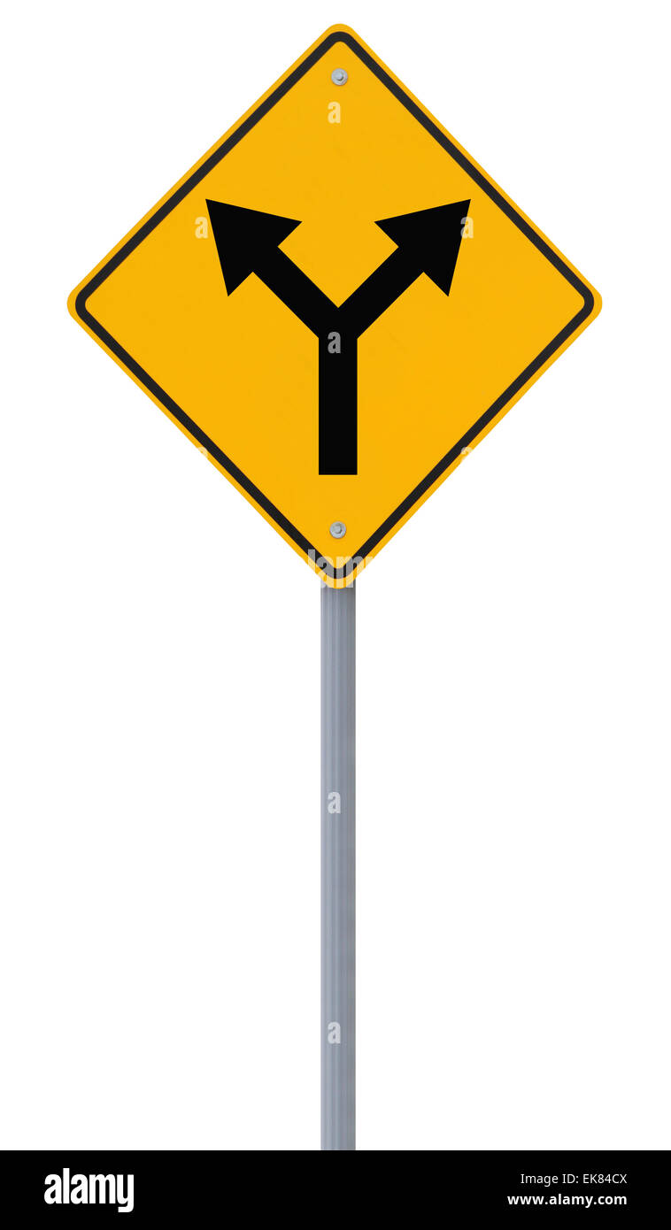 Fork In The Road Street Sign