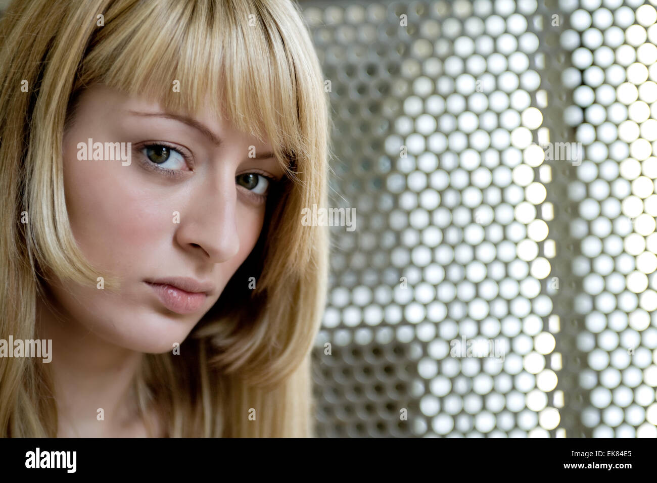 Woman looking at you Stock Photo - Alamy