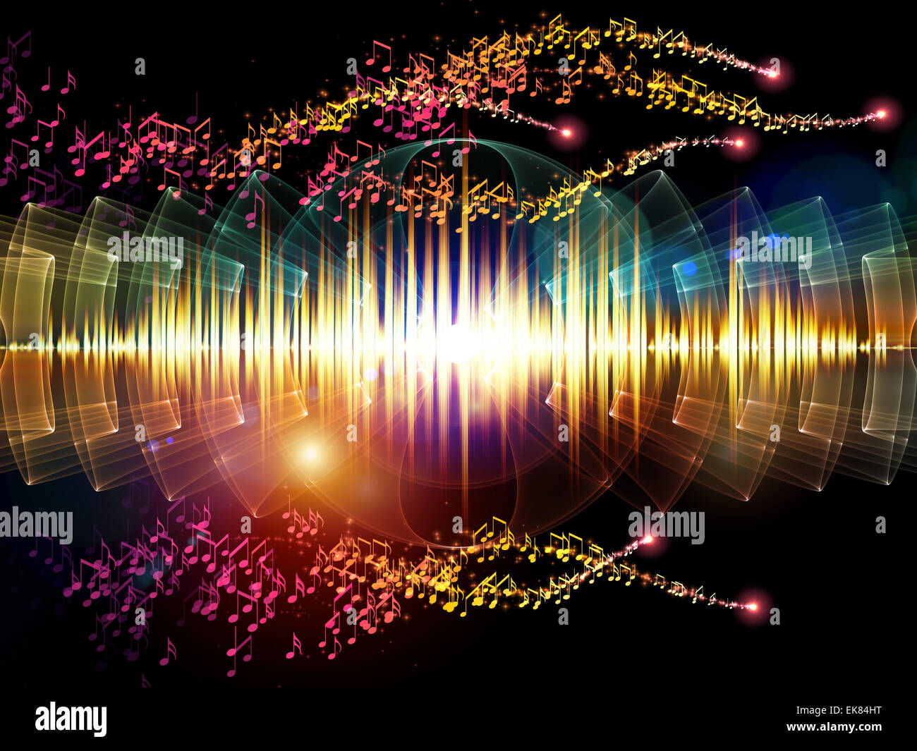 Music wave hi-res stock photography and images - Alamy