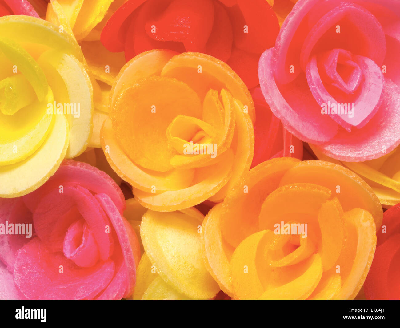 Pink wafer biscuits hi-res stock photography and images - Alamy