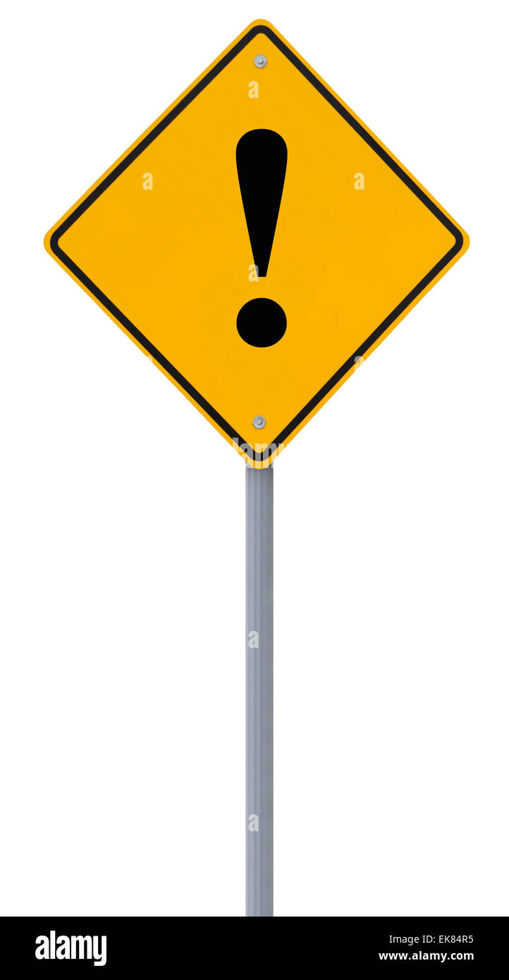 Warning sign and exclamation hi-res stock photography and images - Alamy