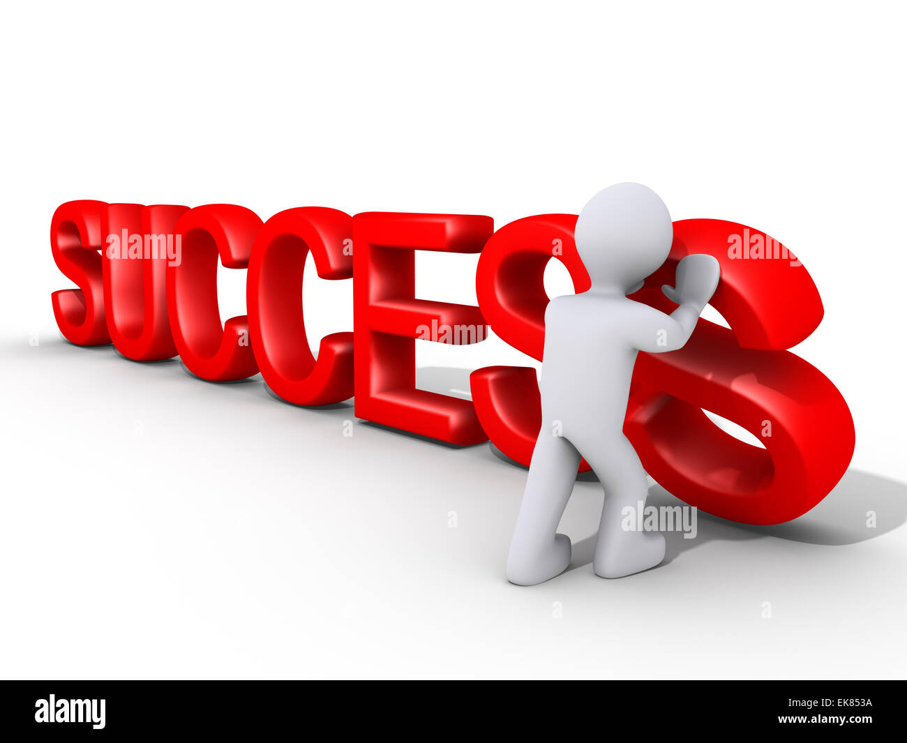 Setting up success Stock Photo - Alamy