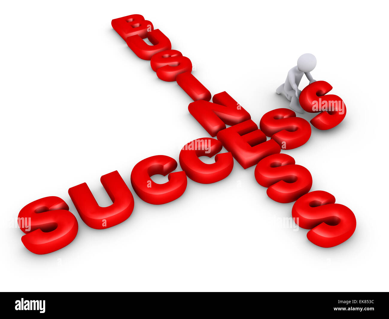 3d business corporate letter Cut Out Stock Images & Pictures - Alamy