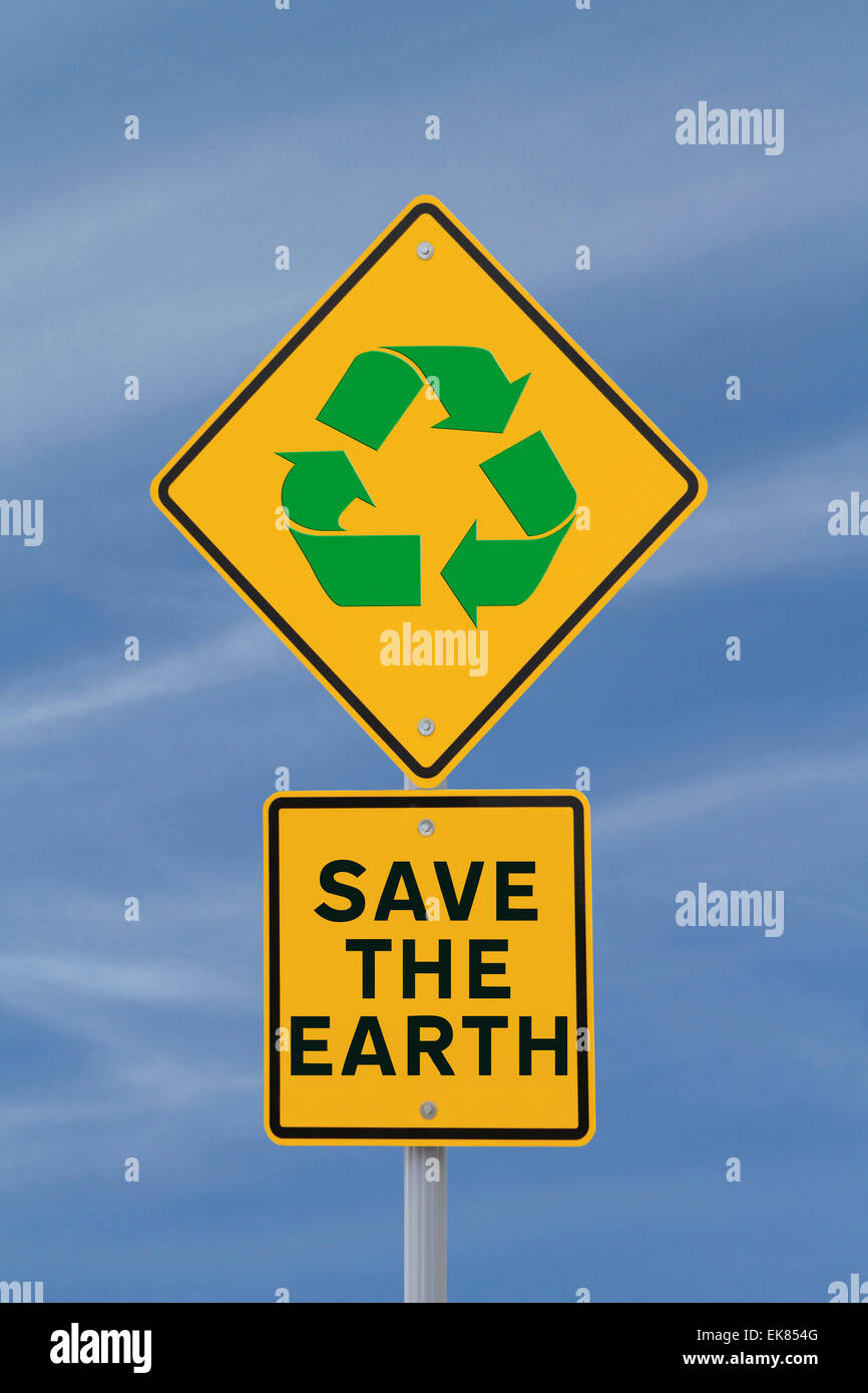 Save earth slogan hi-res stock photography and images - Alamy