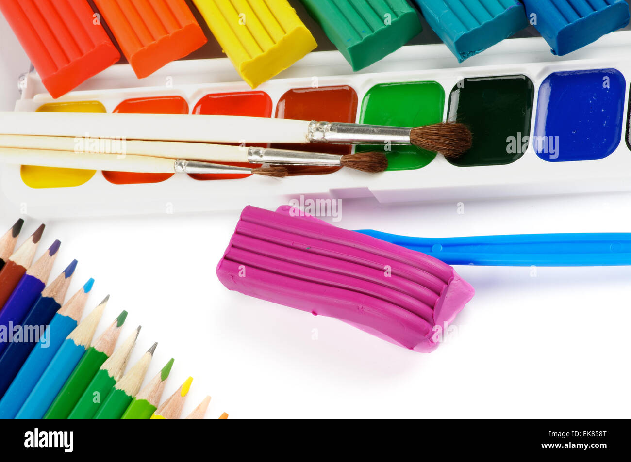 Clay and Paint Stock Photo - Alamy