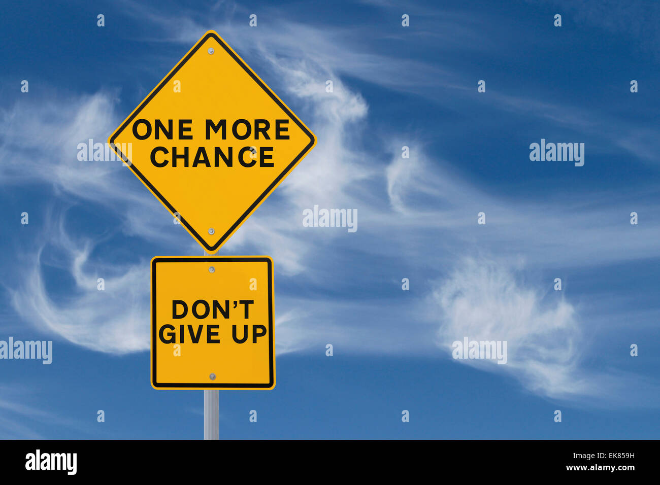 One More Chance Stock Photo - Alamy