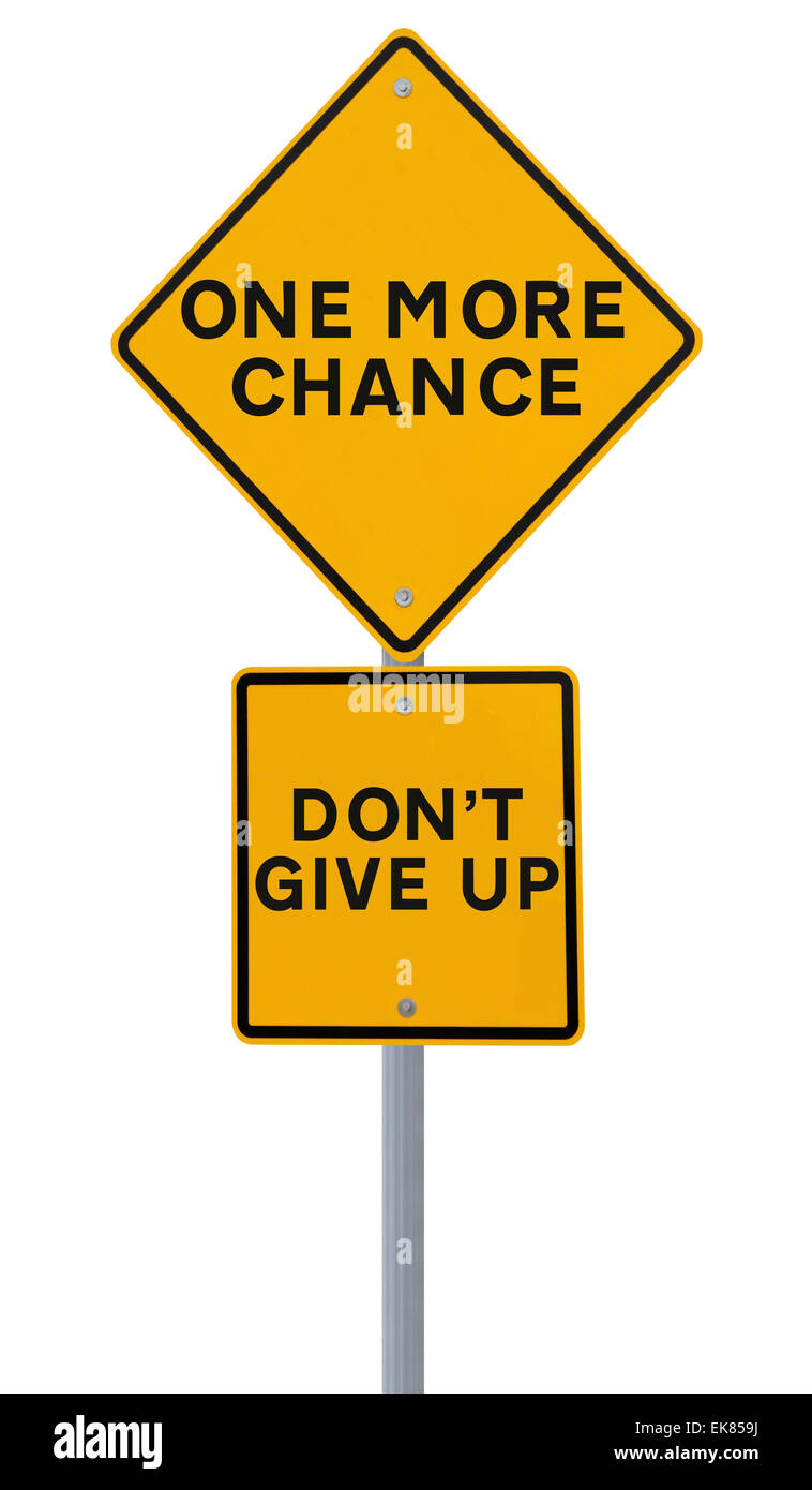 One more chance hi-res stock photography and images - Alamy