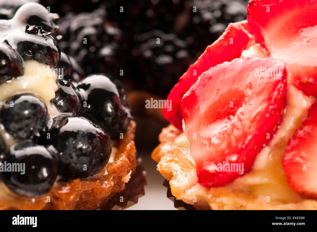 French cake with fresh fruits Stock Photo - Alamy