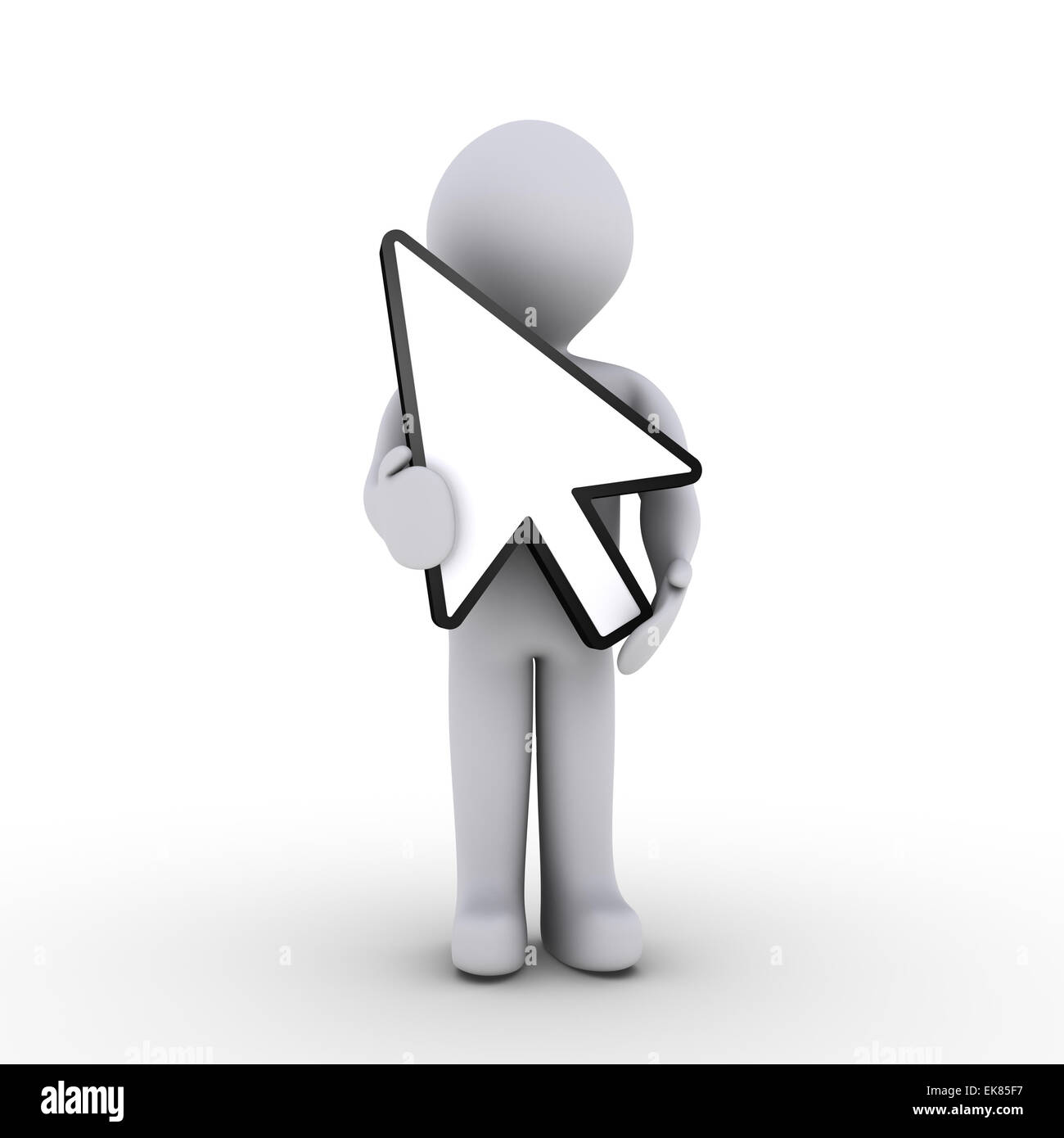 3d arrow cursor hi-res stock photography and images - Alamy