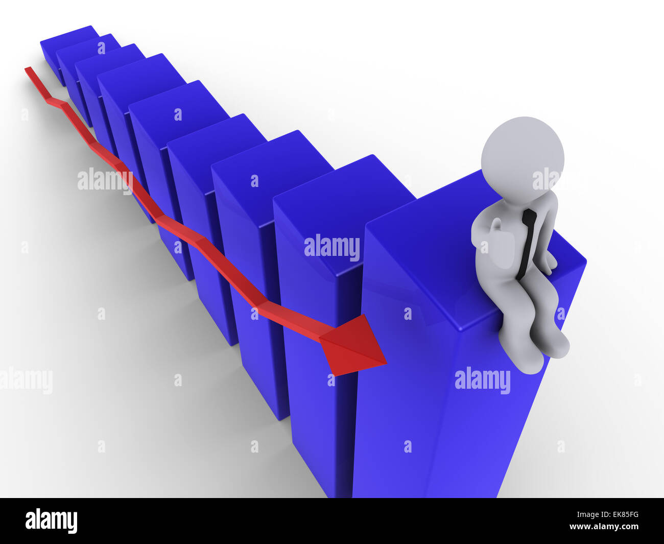Blue chart hi-res stock photography and images - Alamy