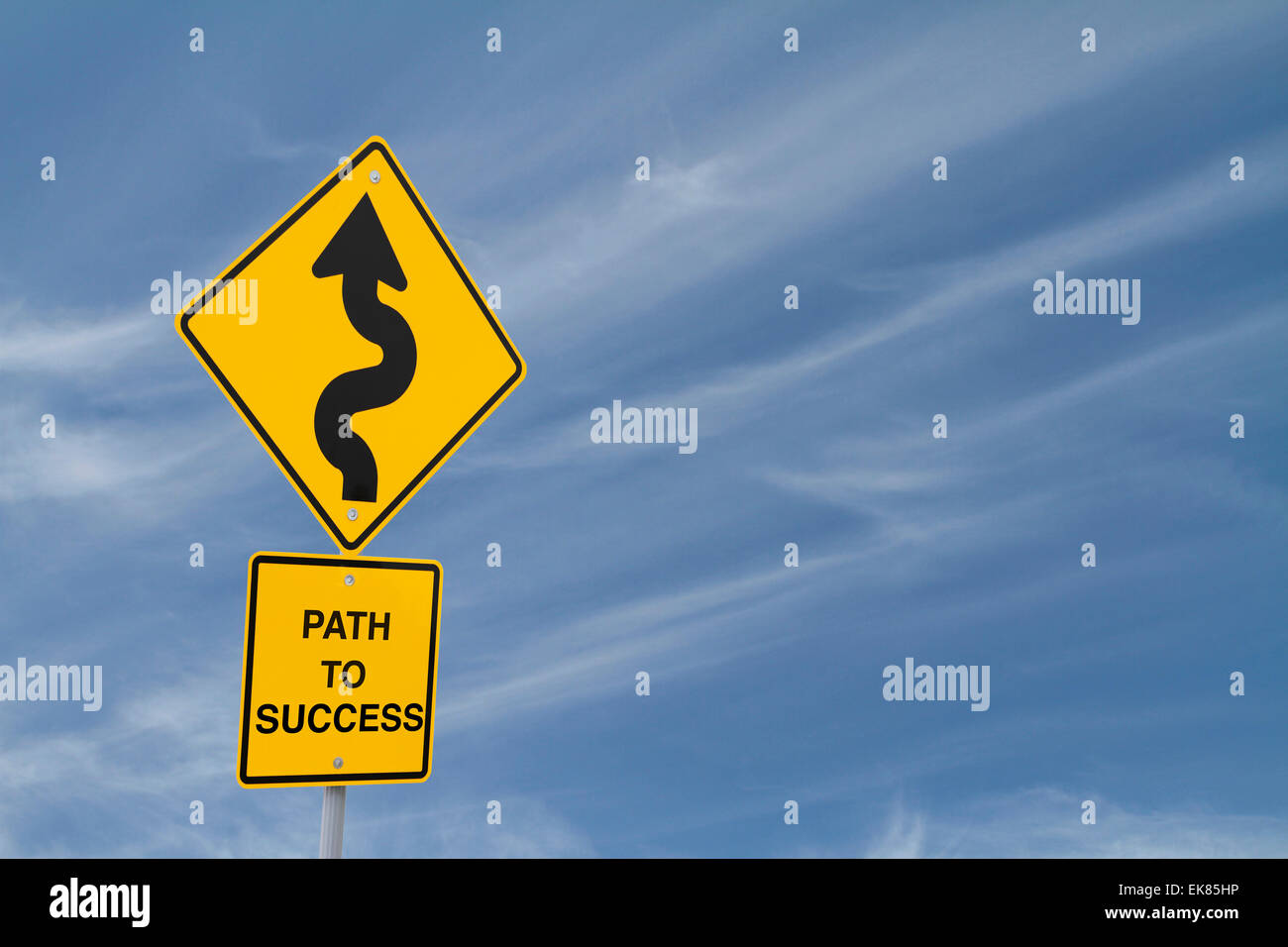 Path to Success Stock Photo - Alamy