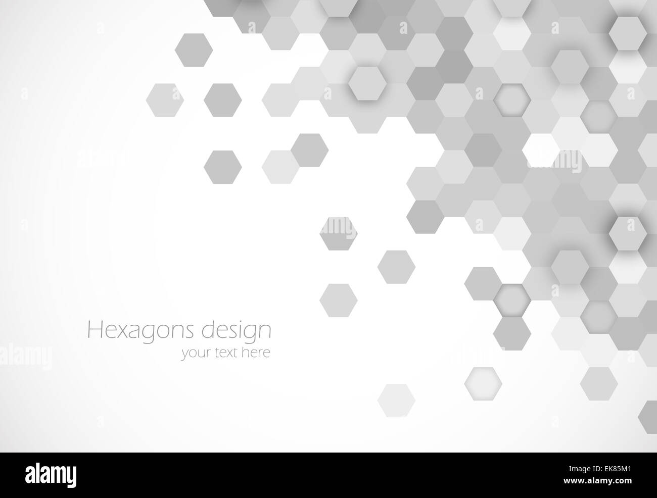 Hexagon abstract medical background Black and White Stock Photos ...