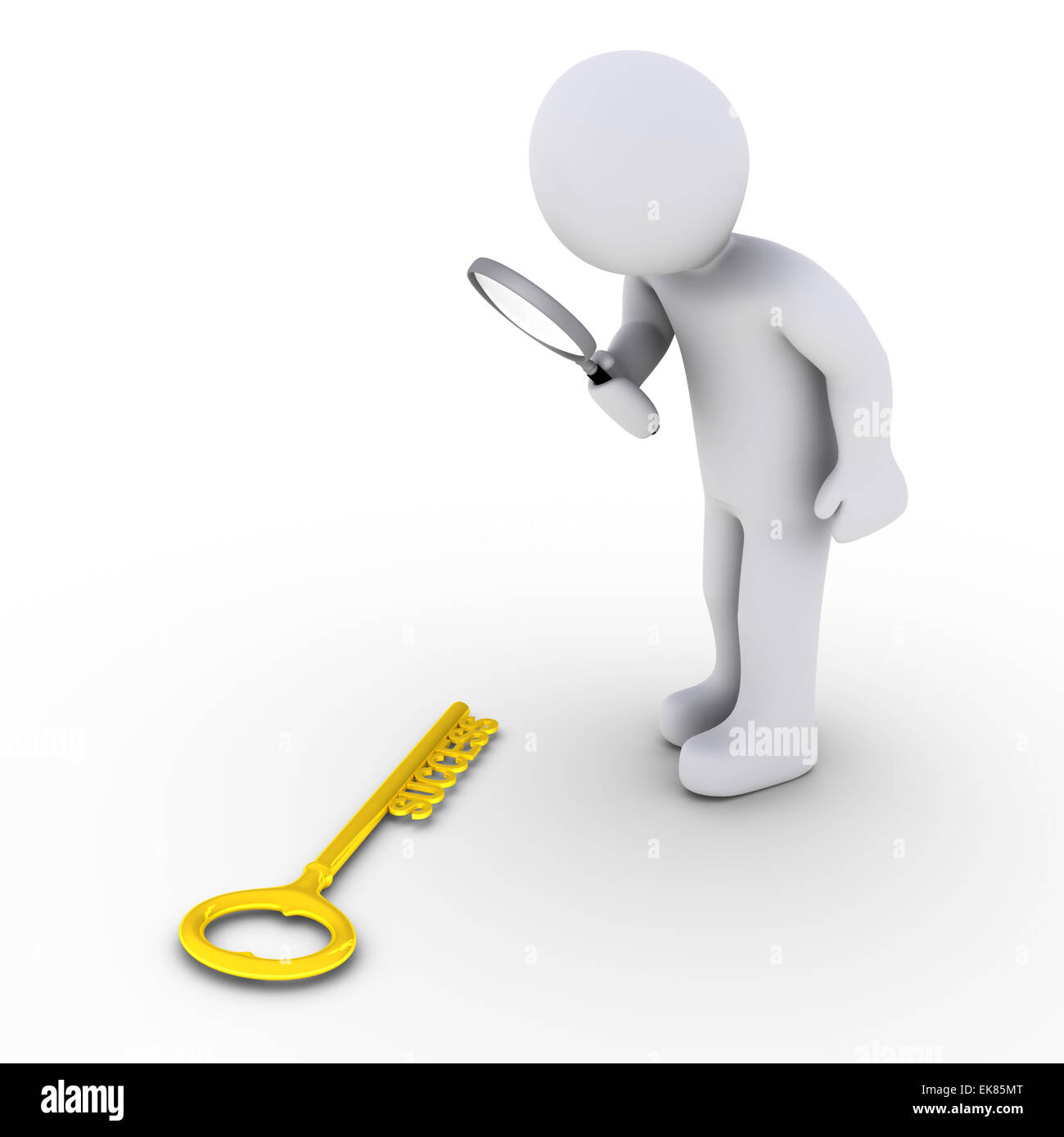 Golden key success illustration hi-res stock photography and images - Alamy