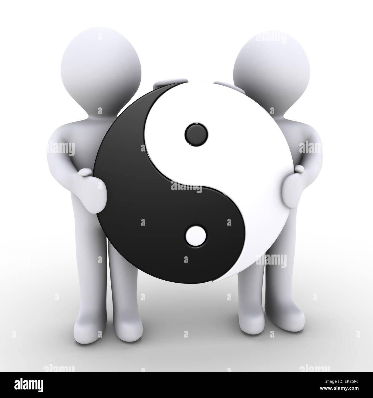 Unity between two people Stock Photo - Alamy