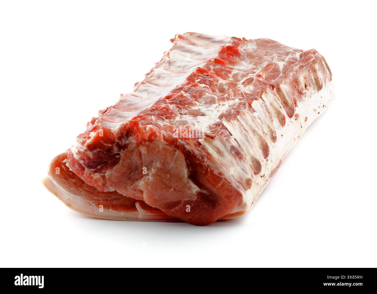 Raw Pork with Ribs Stock Photo - Alamy