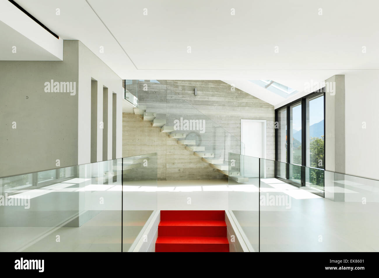 Inside interior steps stairs staircase living room hi-res stock ...