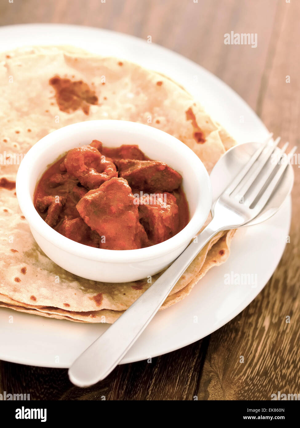 Indian chapati bread hi-res stock photography and images - Alamy