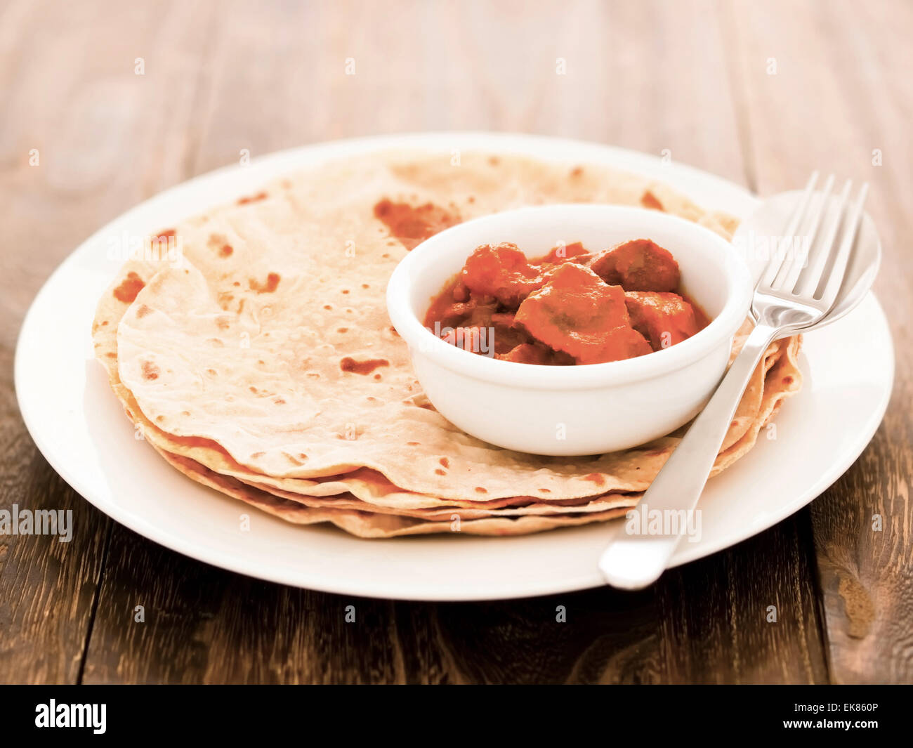 Indian chapati bread hi-res stock photography and images - Alamy
