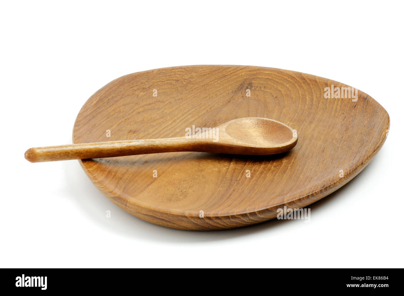 Spoon and Plate Stock Photo - Alamy