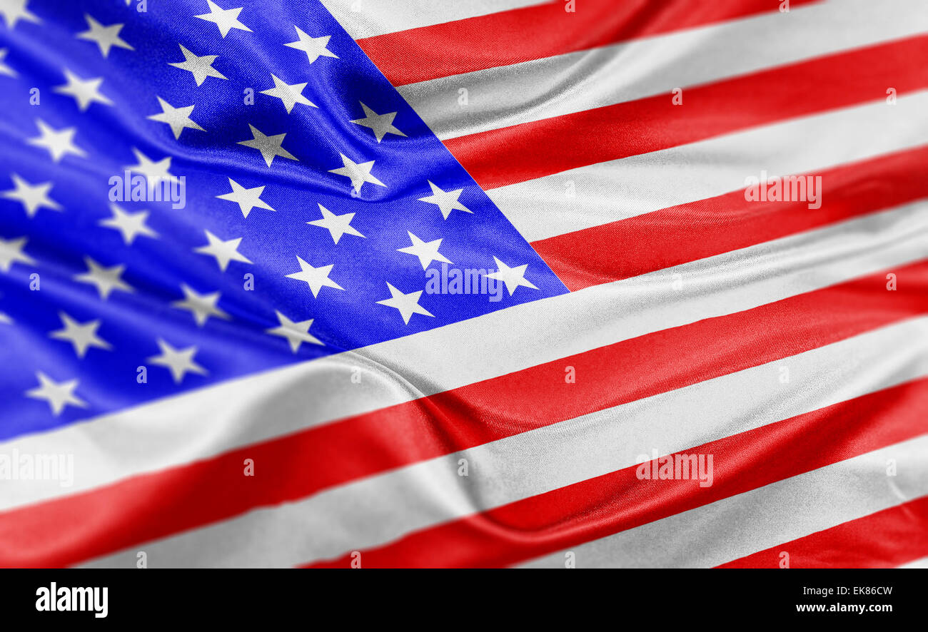 High resolution render of USA's national flag Stock Photo - Alamy