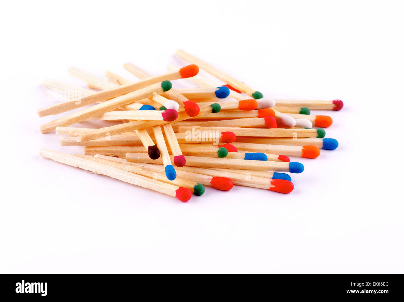 Stack of Matches Stock Photo - Alamy