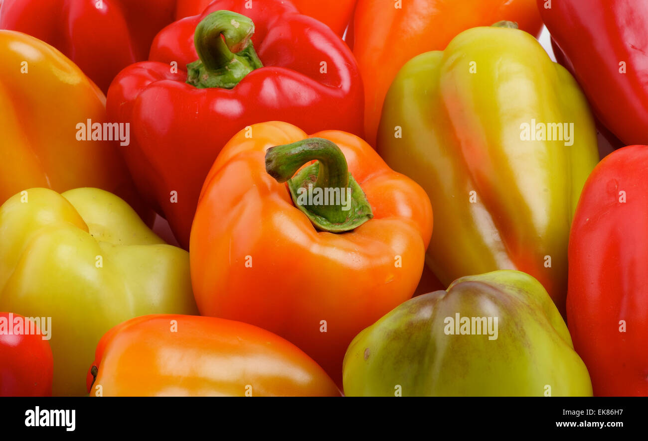 Bell Peppers Background Stock Photo - Alamy