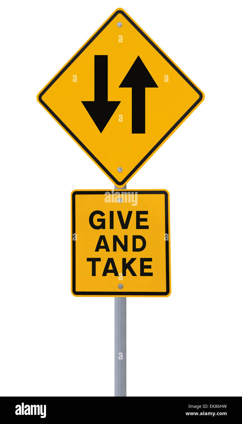 Give & Take Stock Photo - Alamy