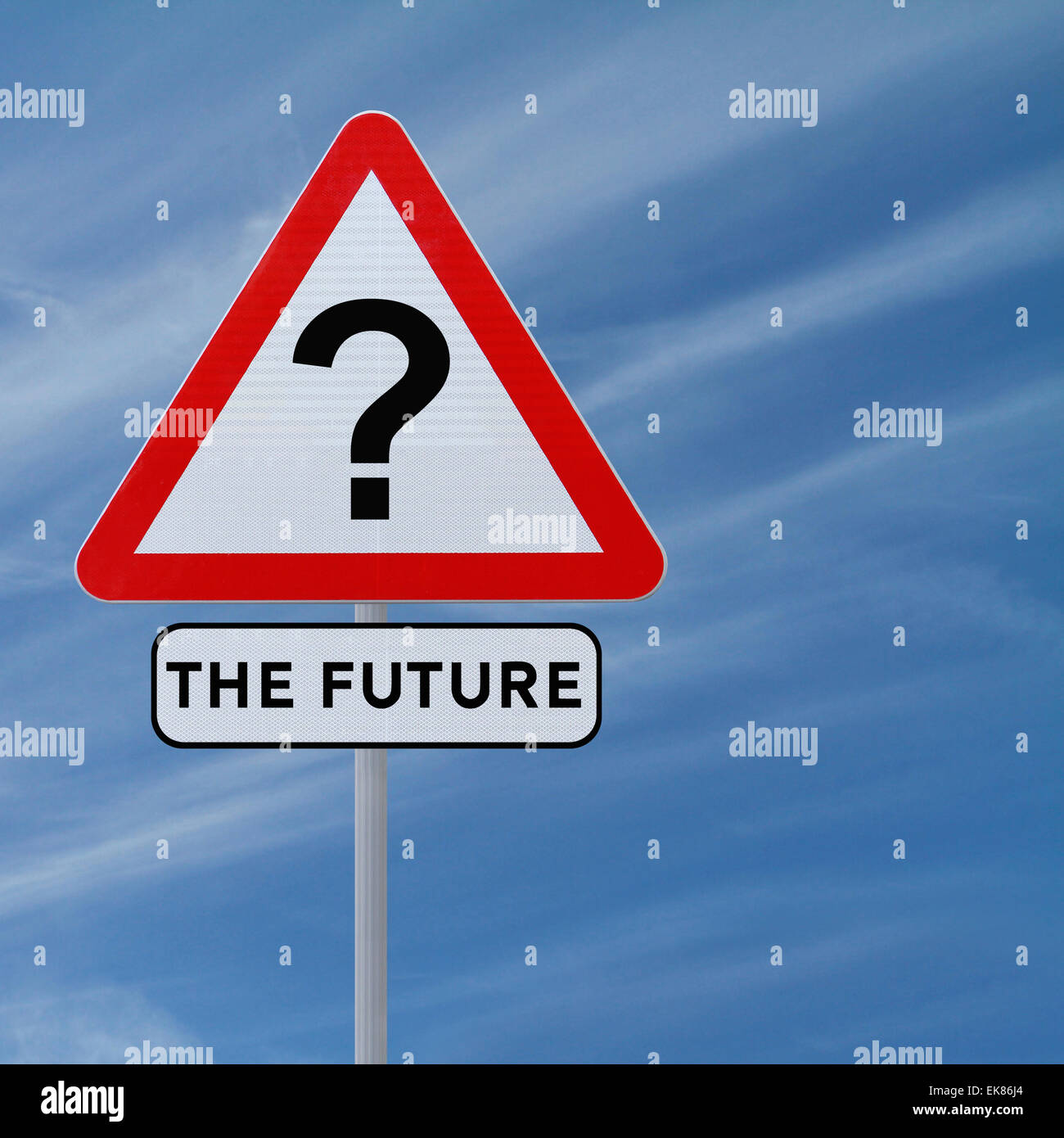 Concept future warning hi-res stock photography and images - Alamy