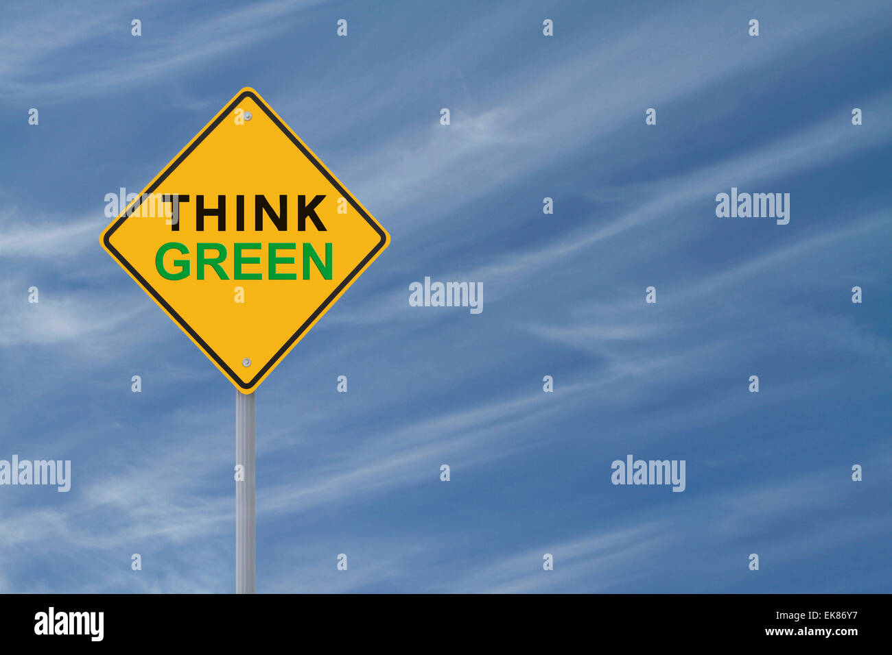 Waste management think green hi-res stock photography and images - Alamy