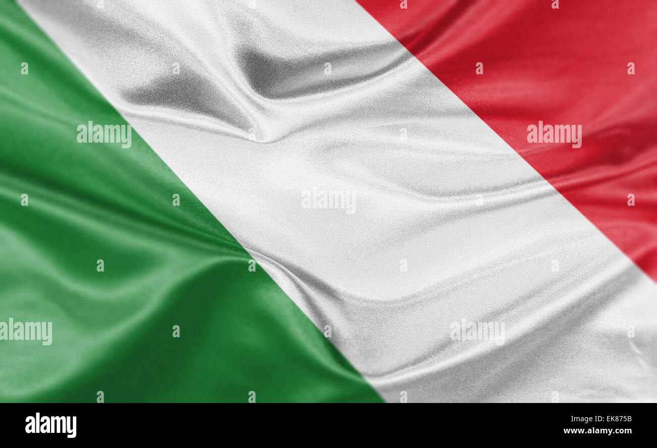 High resolution render of Italy's national flag Stock Photo - Alamy