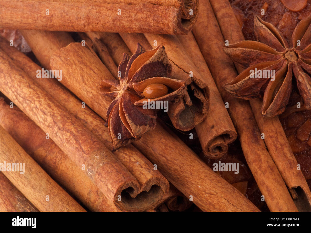 Cinnamon Sticks and Anise Stock Photo - Alamy