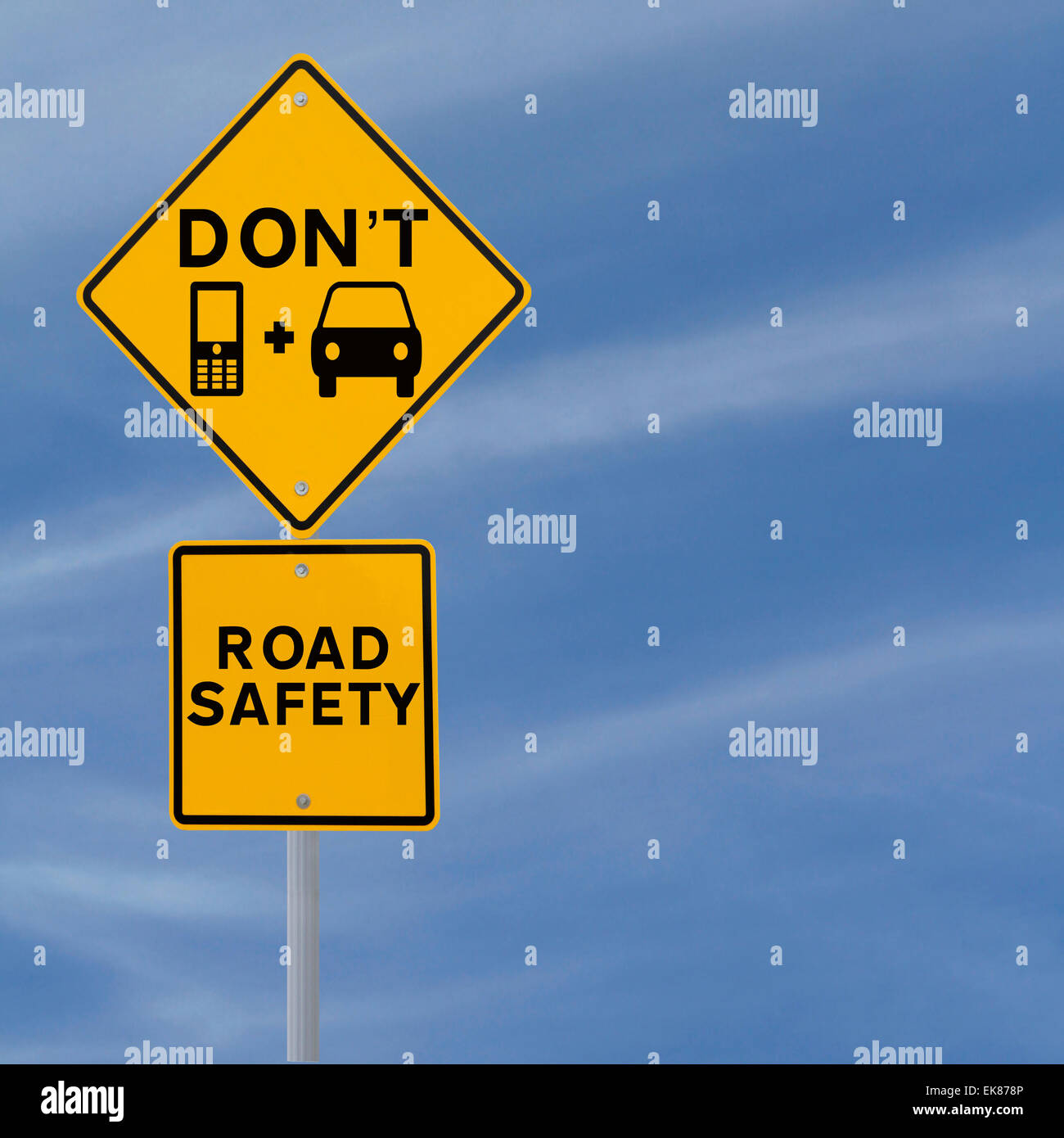 Dont text while driving hi-res stock photography and images - Alamy