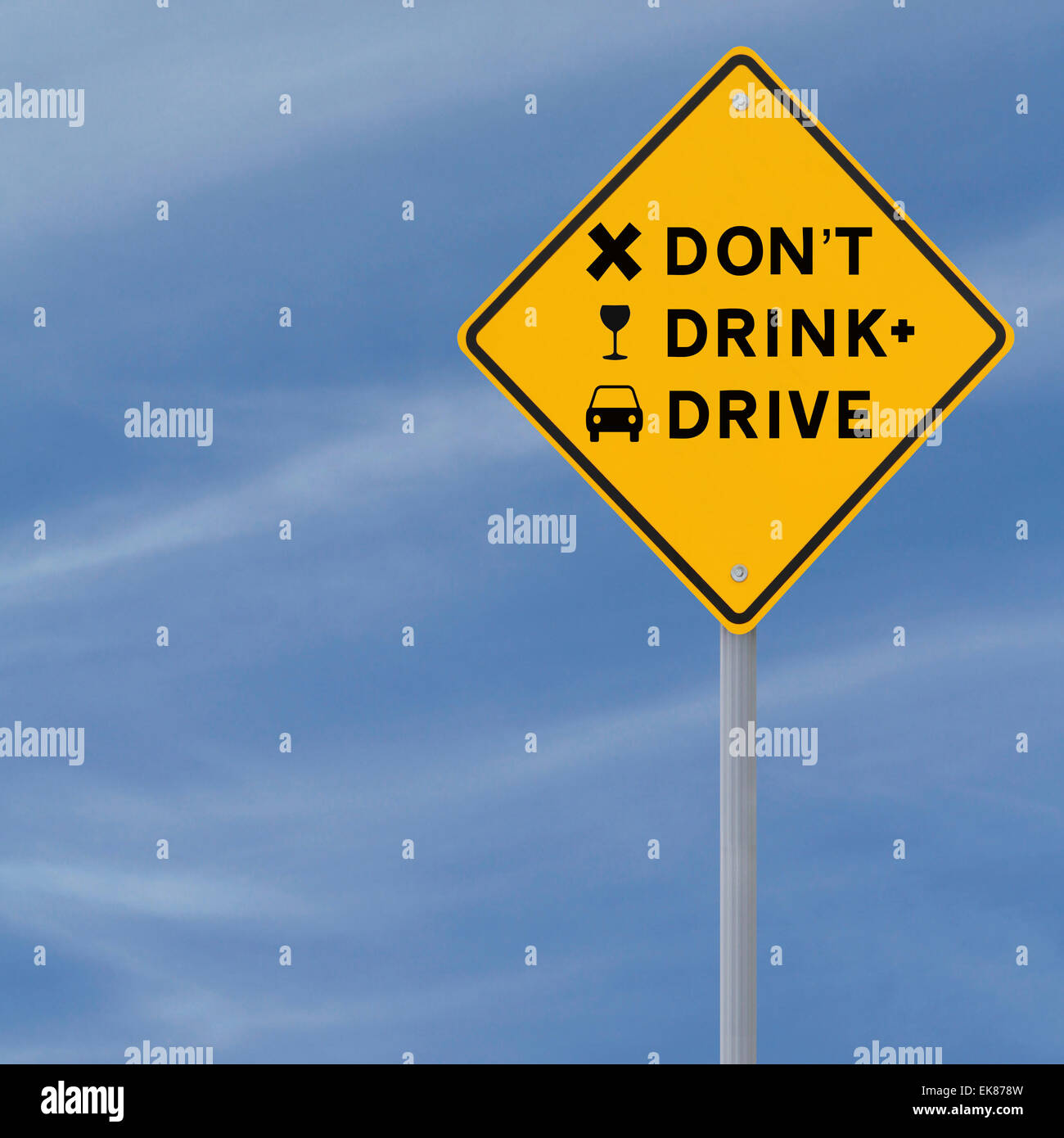 Dont drink and drive sign hi-res stock photography and images - Alamy