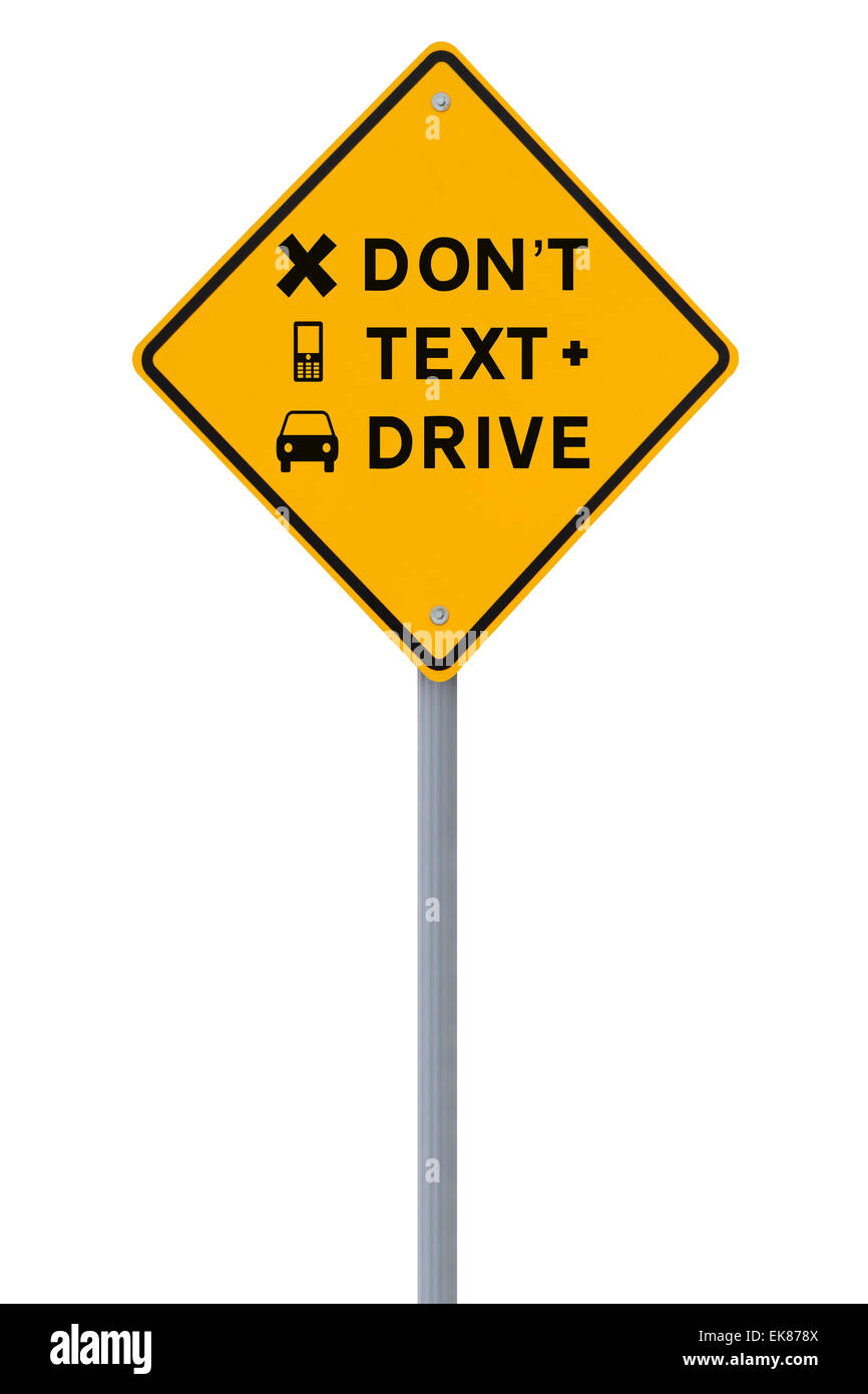 Dont use mobile phone while driving hi-res stock photography and images ...