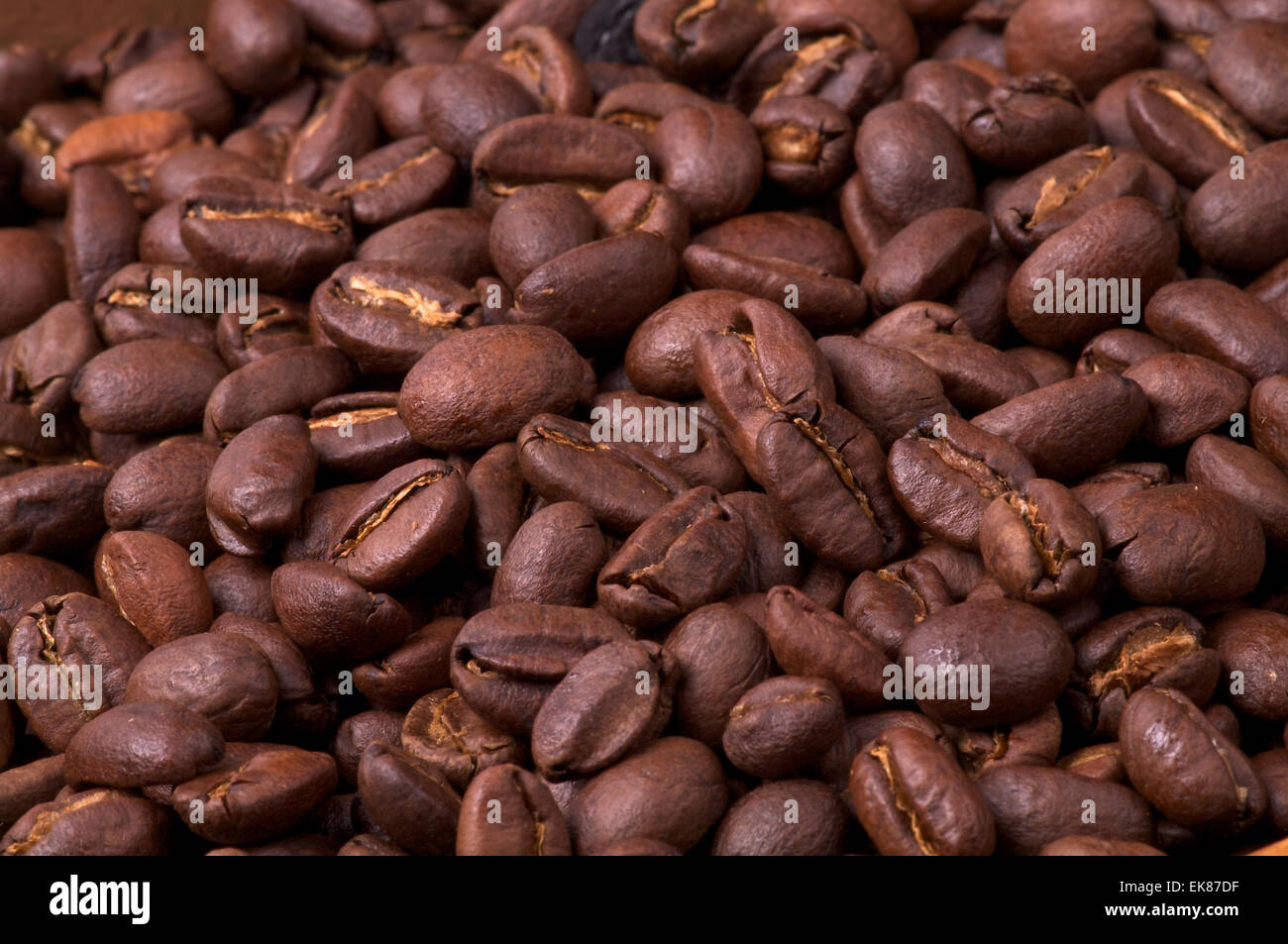 Background of Coffee Beans Stock Photo - Alamy