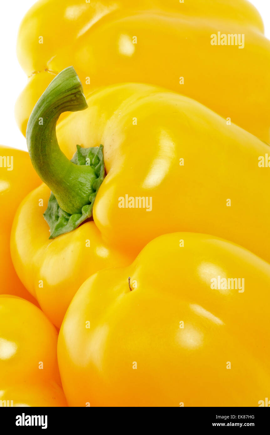 Yellow Bell Peppers Stock Photo - Alamy