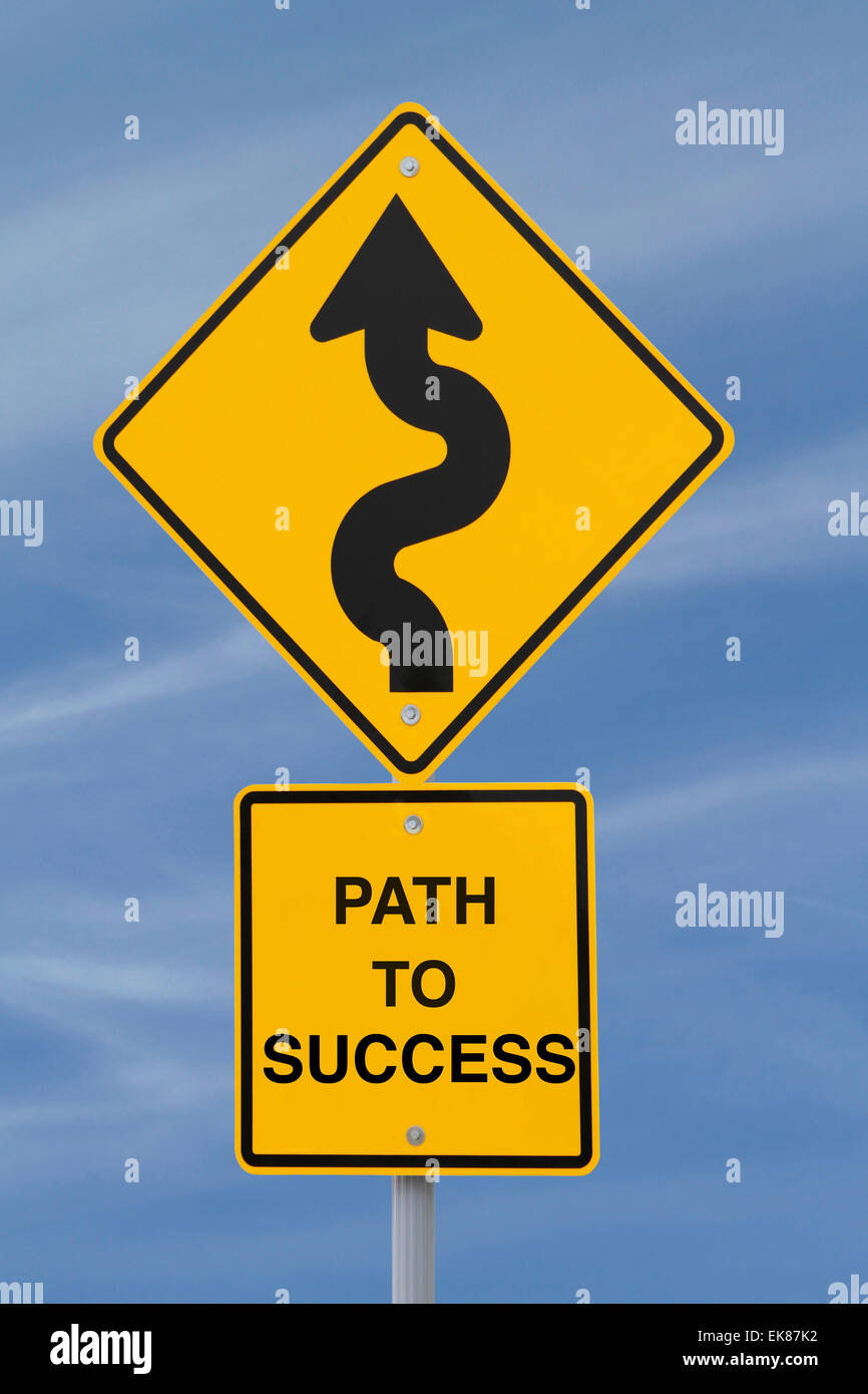 Path to Success Stock Photo - Alamy