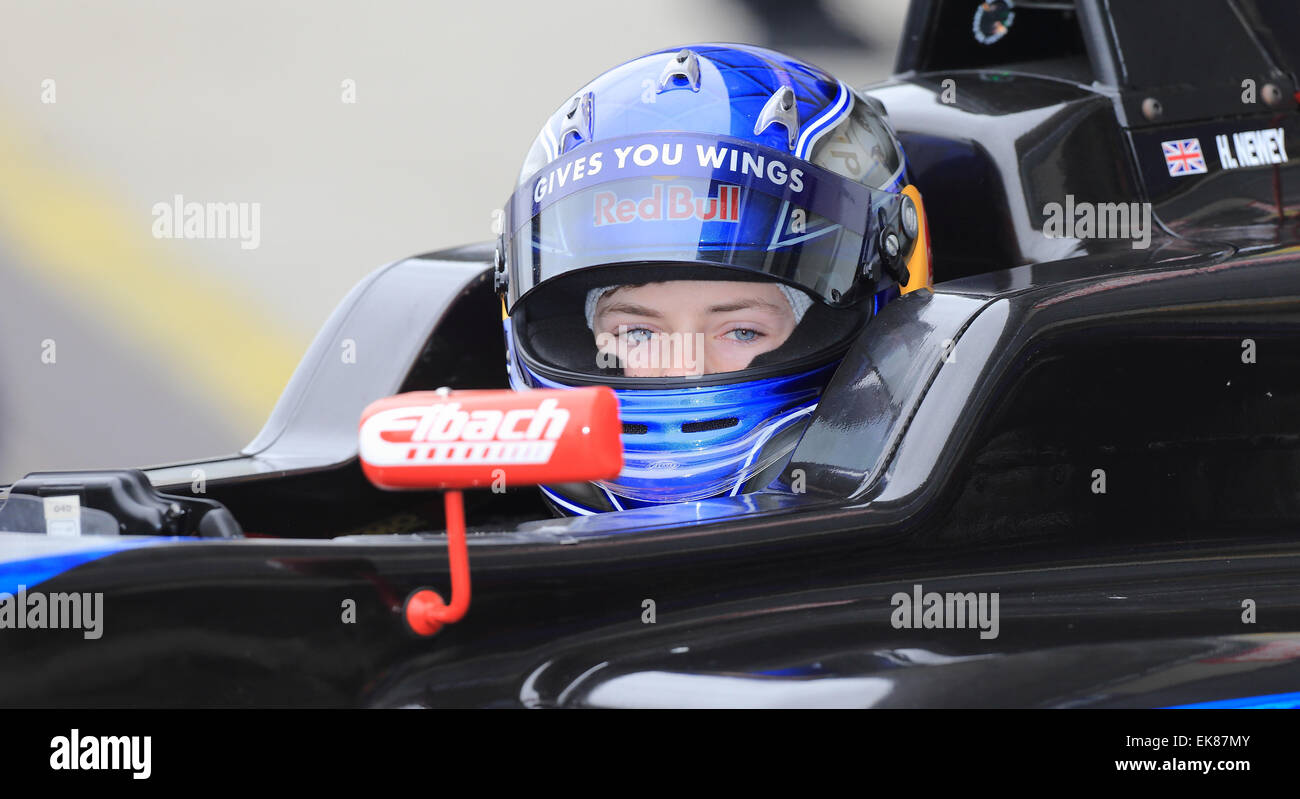Oschersleben, Germany. 08th Apr, 2015. British racing driver Harrison ...