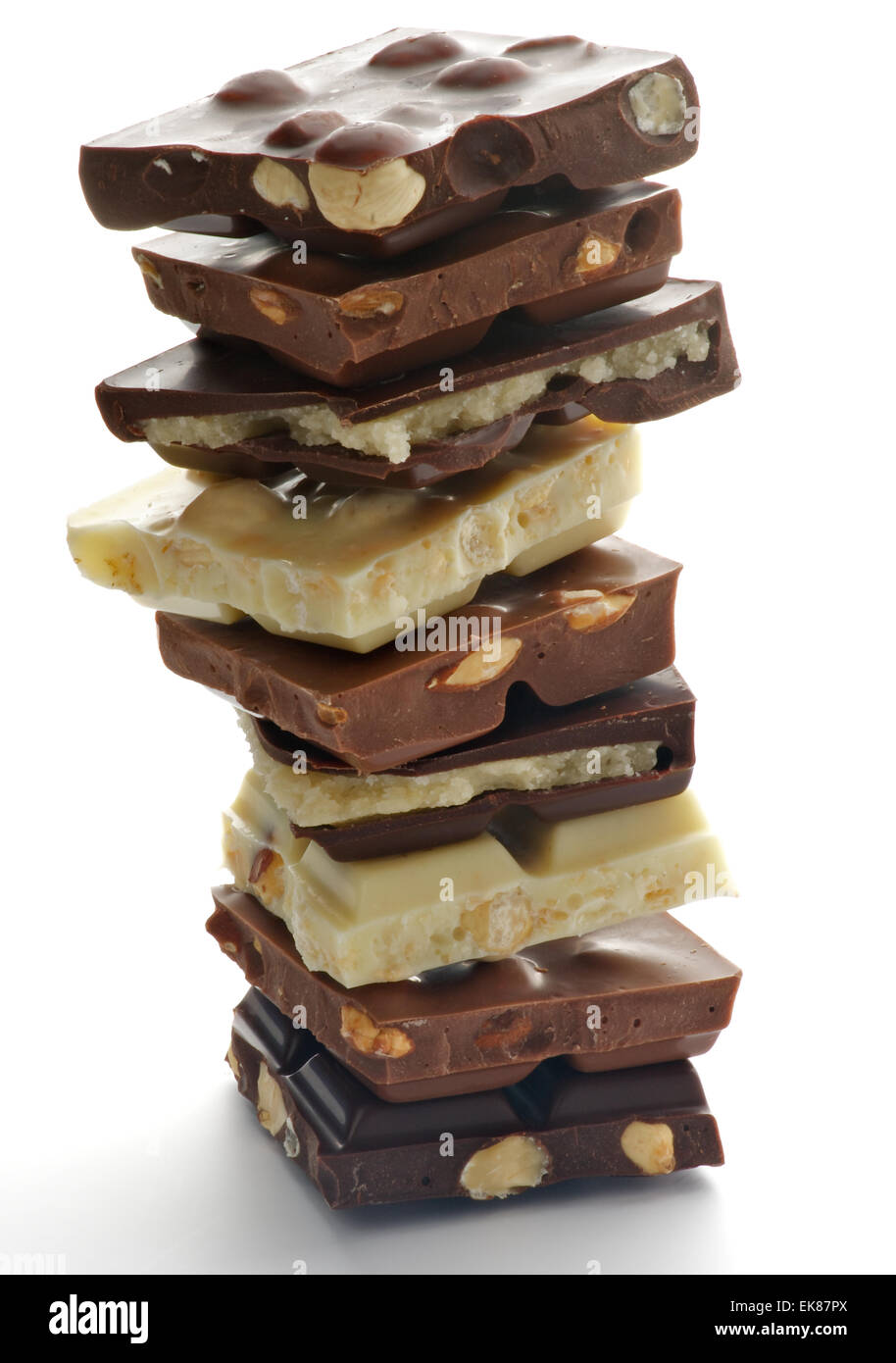 Blocks of chocolate hi-res stock photography and images - Alamy