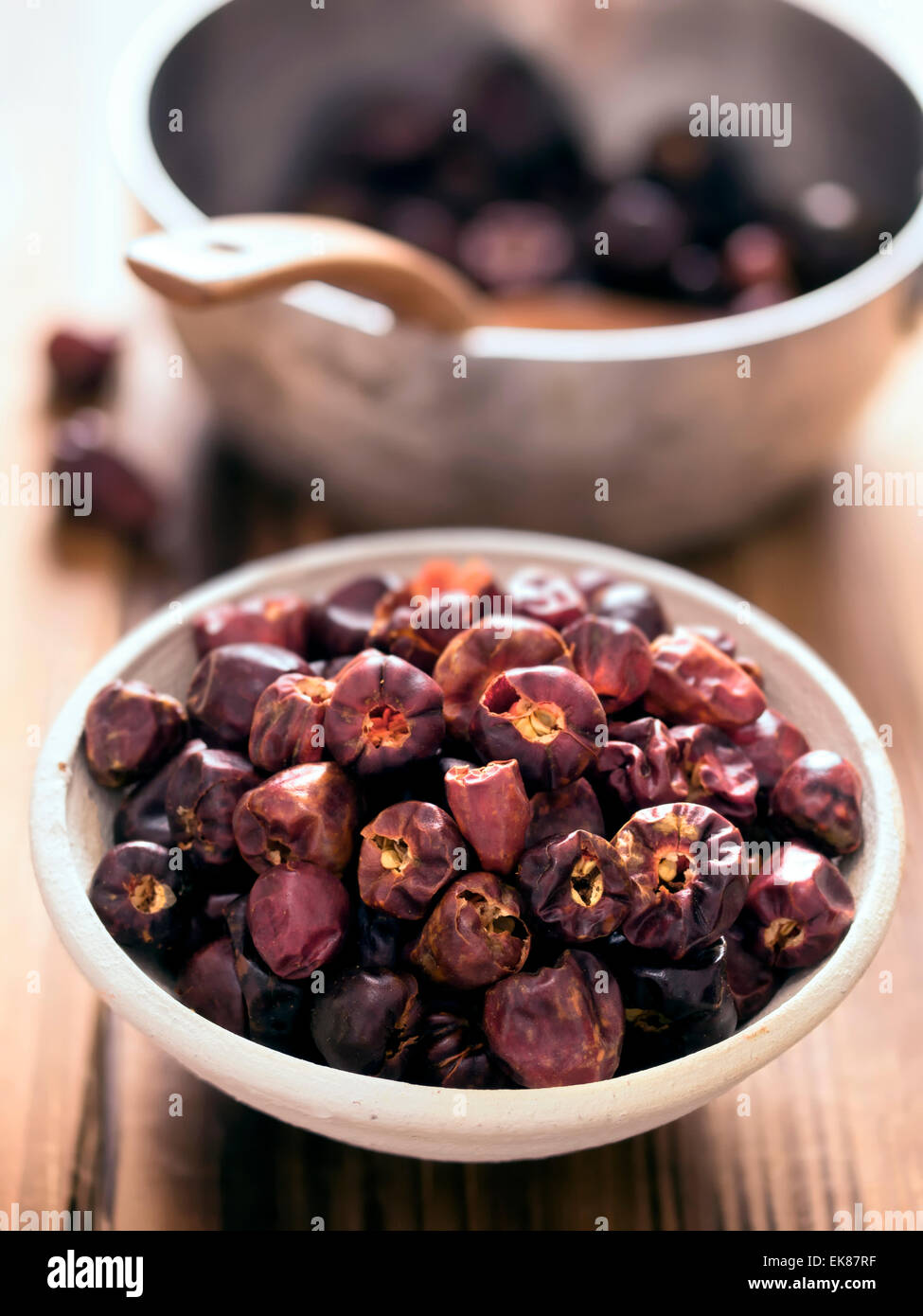 dried round red chilies Stock Photo - Alamy