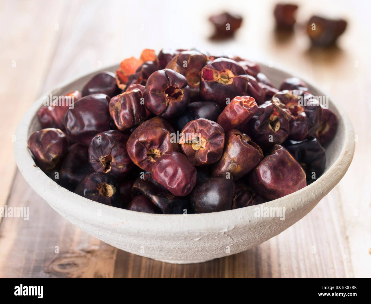 dried round red chilies Stock Photo - Alamy