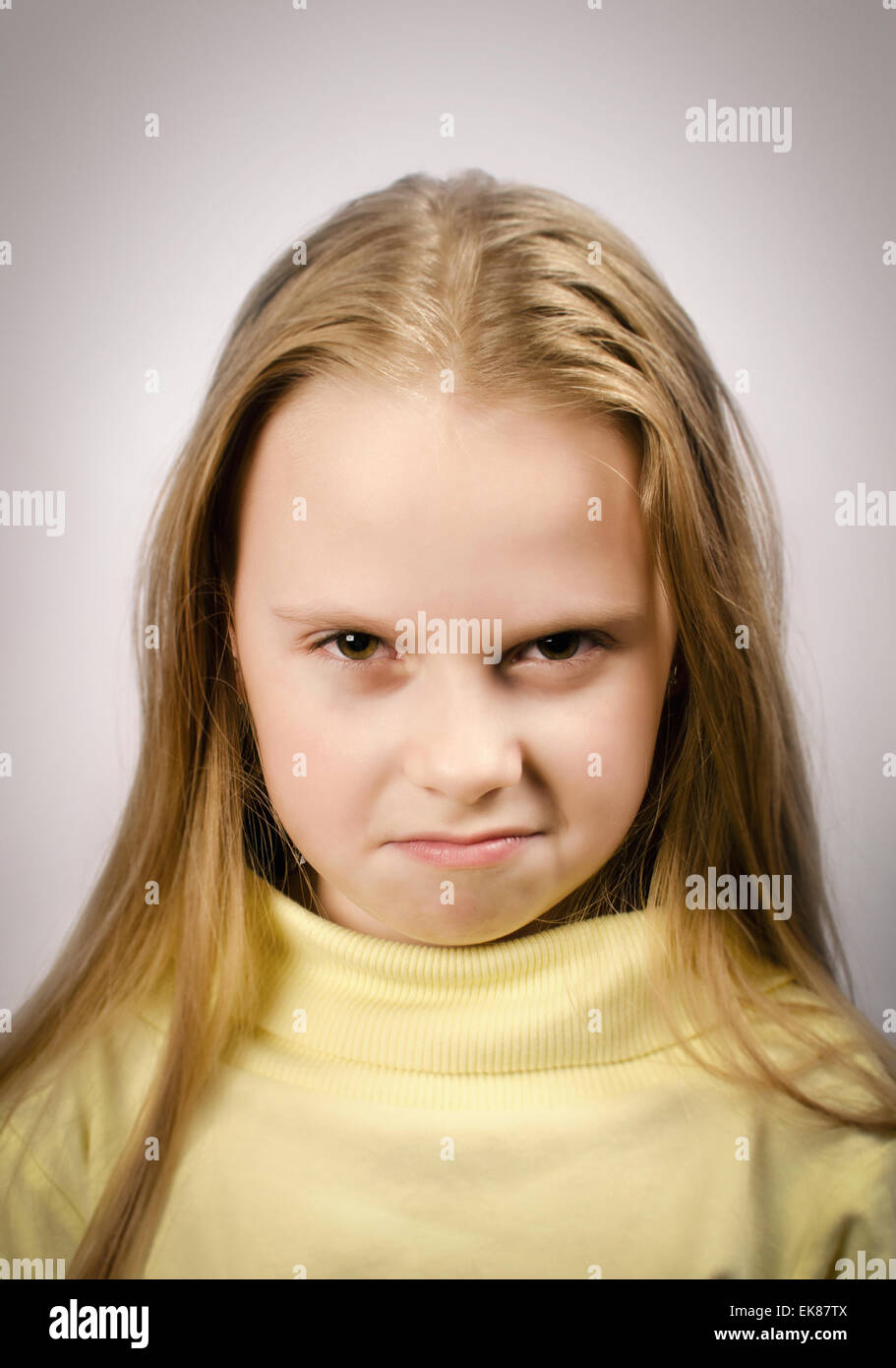 Grumpy Face Child High Resolution Stock Photography and Images - Alamy