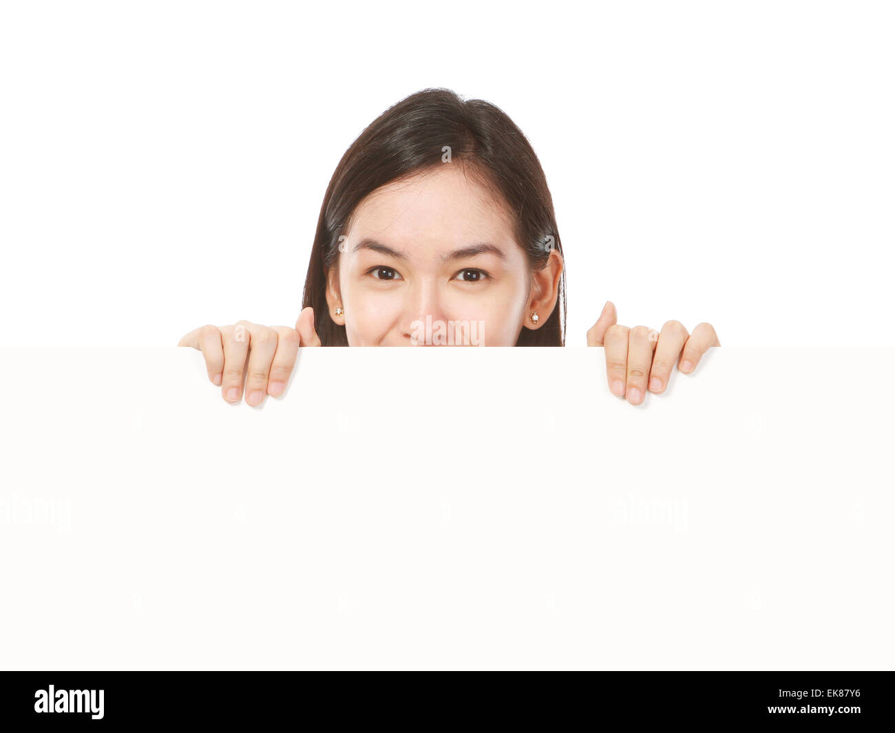 Woman behind the camera Cut Out Stock Images & Pictures - Alamy